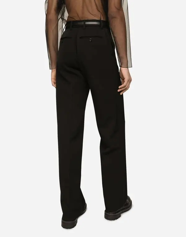 Dolce & Gabbana Tailored Straight-leg Wool Trousers
