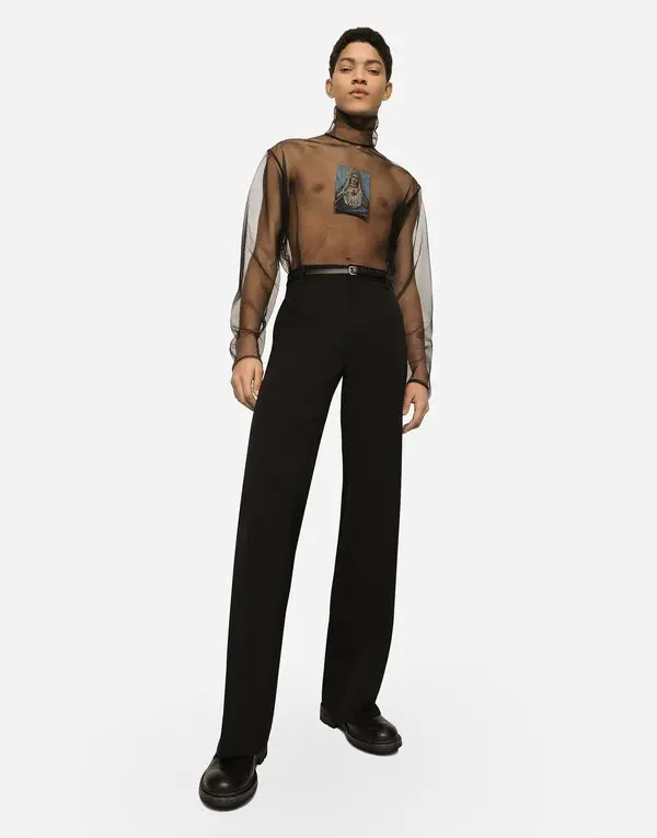 Dolce & Gabbana Tailored Straight-leg Wool Trousers