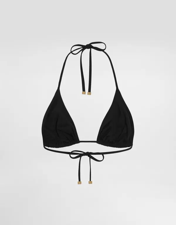 Dolce & Gabbana Triangolo Scorreole Swimwear Jersey - Black