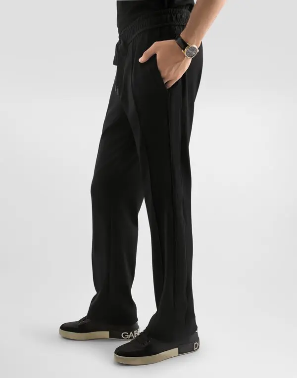 Dolce & Gabbana Technical Jersey Trousers Pants And Shorts
