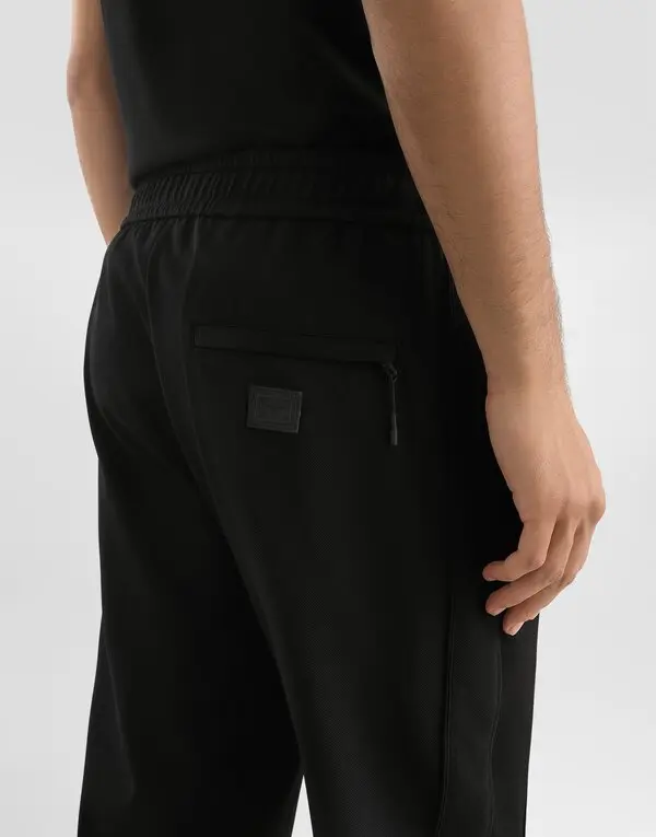 Dolce & Gabbana Technical Jersey Trousers Pants And Shorts