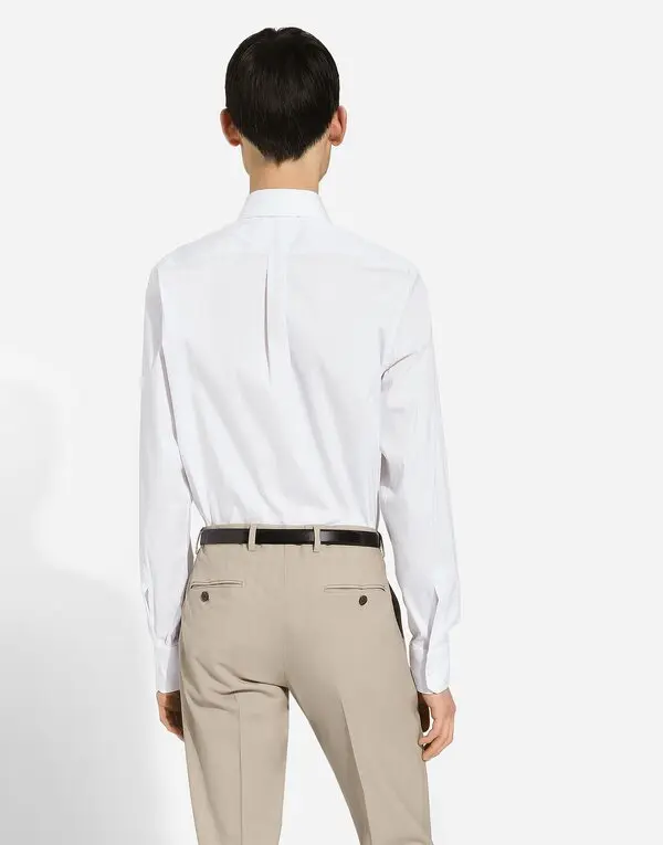 Dolce & Gabbana Stretch Cotton Martini-fit Shirt Shirts