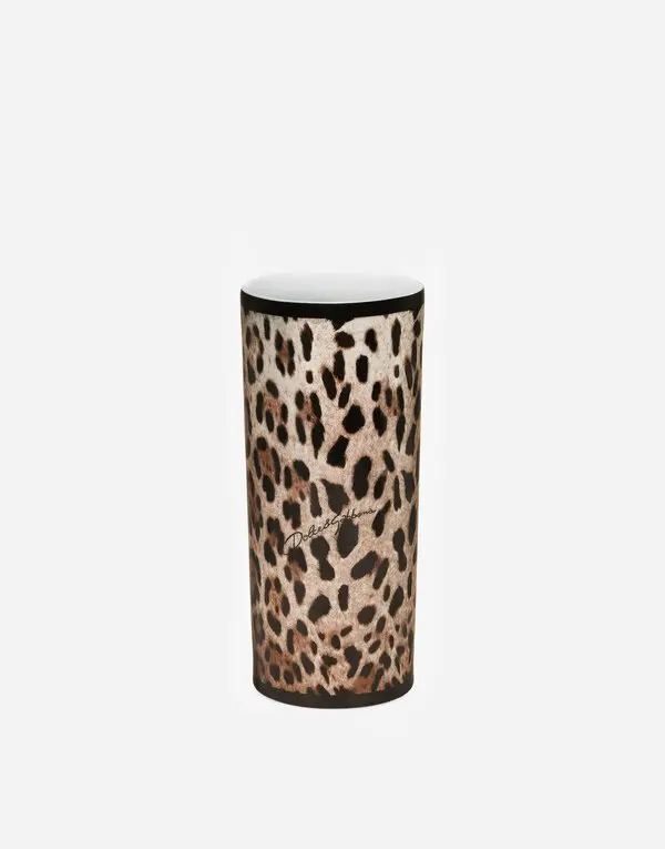 Dolce & Gabbana Cylindrical Porcelain Vase Vases