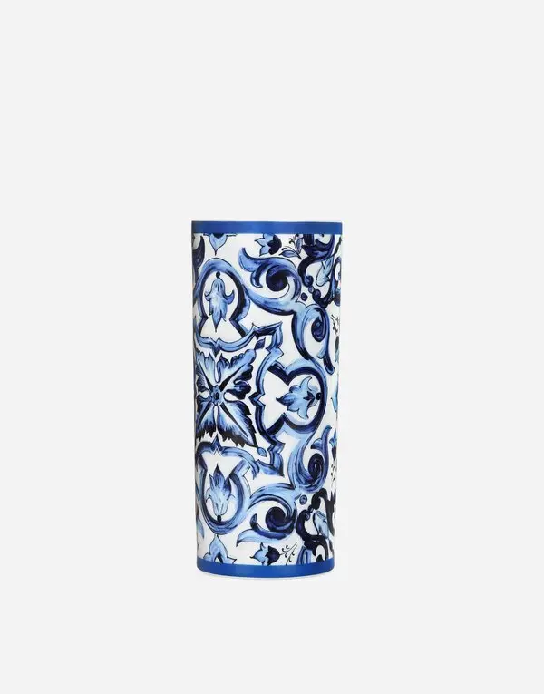 Dolce & Gabbana Cylindrical Porcelain Vase Vases - Multicolor