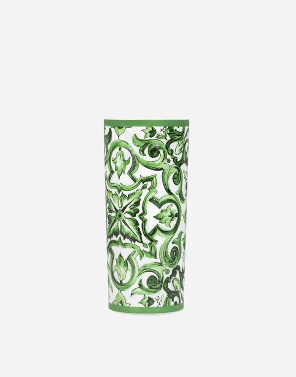 Dolce & Gabbana Cylindrical Porcelain Vase Vases