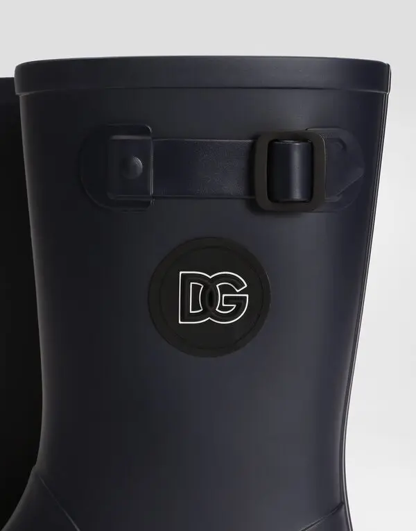 Dolce & Gabbana Pvc Rain Boots Collection Blue