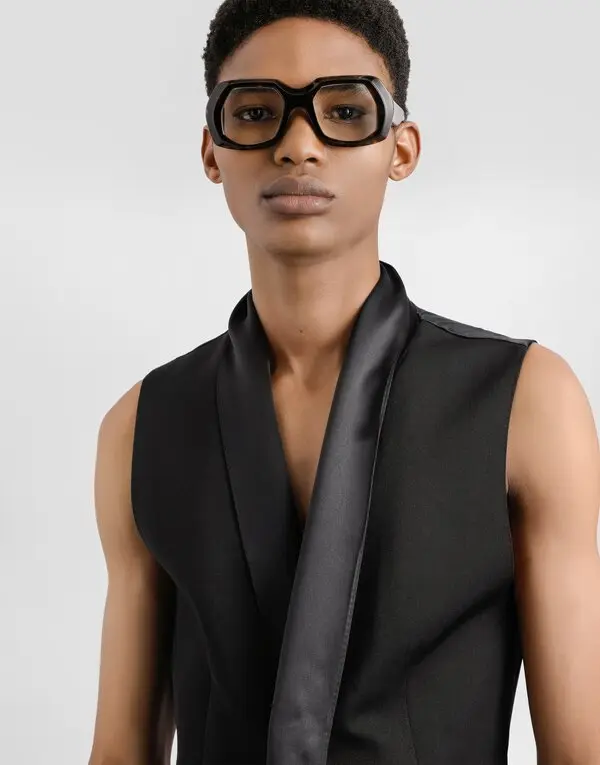 Dolce & Gabbana Wool Gabardine Vest