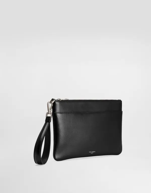 Dolce & Gabbana Calfskin Necessaire Briefcase And Clutches