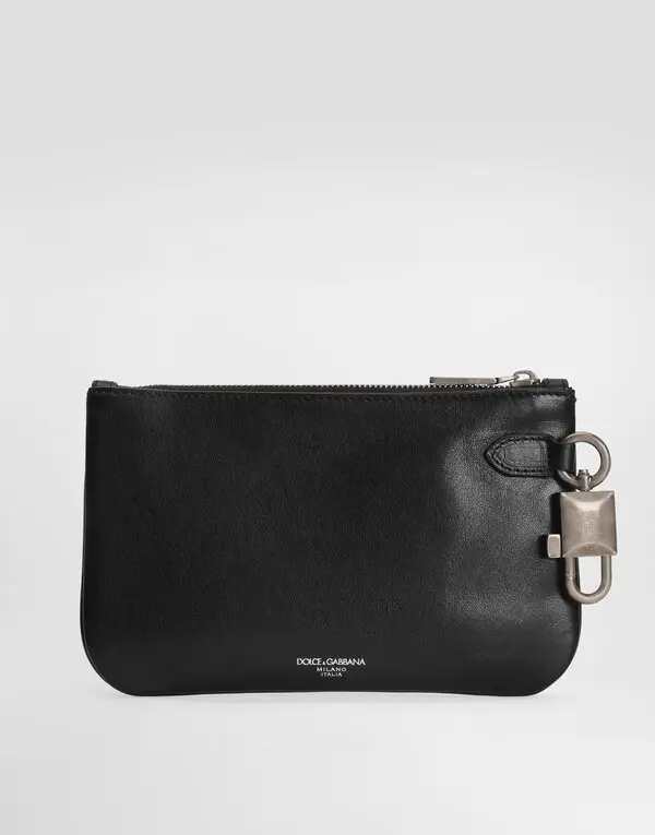 Dolce & Gabbana Calfskin Necessaire Briefcase And Clutches