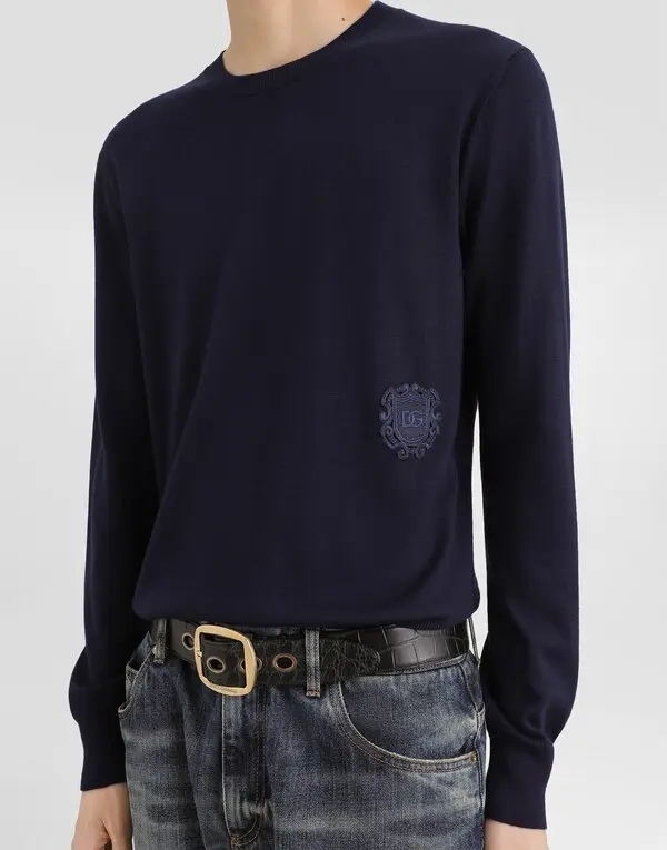 Dolce & Gabbana Virgin Wool Pullover Sweaters And Cardigans