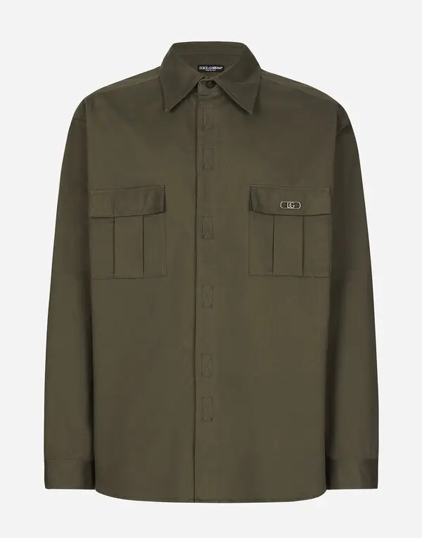 Dolce & Gabbana Cotton Shirt With Pockets Shirts