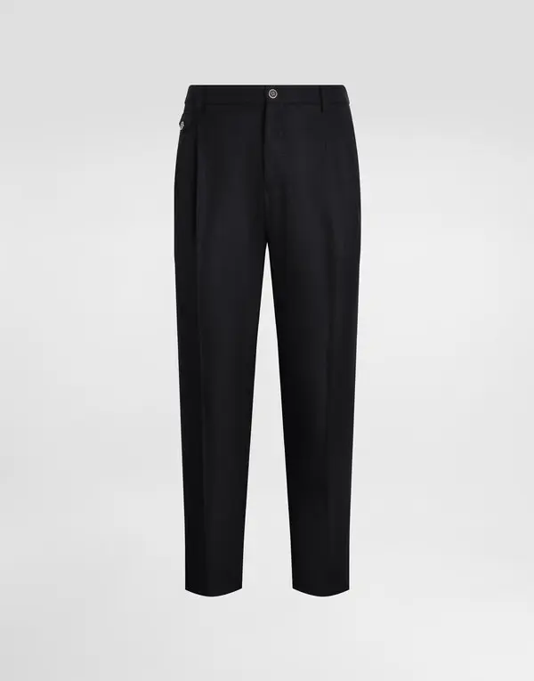 Dolce & Gabbana Wool Pants With Double Darts Pants And Shorts