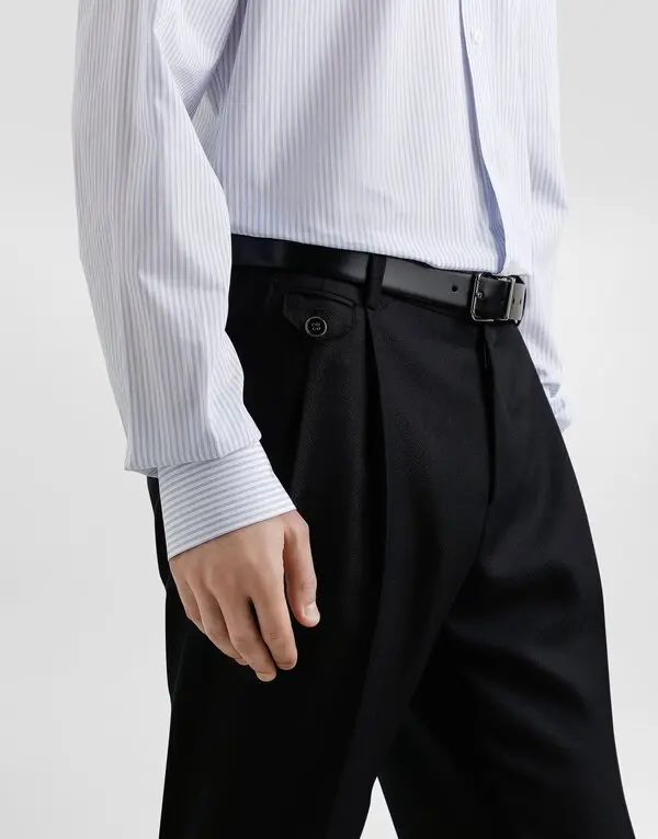Dolce & Gabbana Wool Pants With Double Darts Pants And Shorts