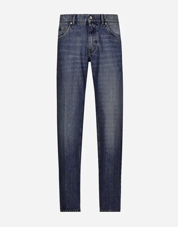 Dolce & Gabbana Classic Jeans With Dg Embroidery Denim Multi-colored