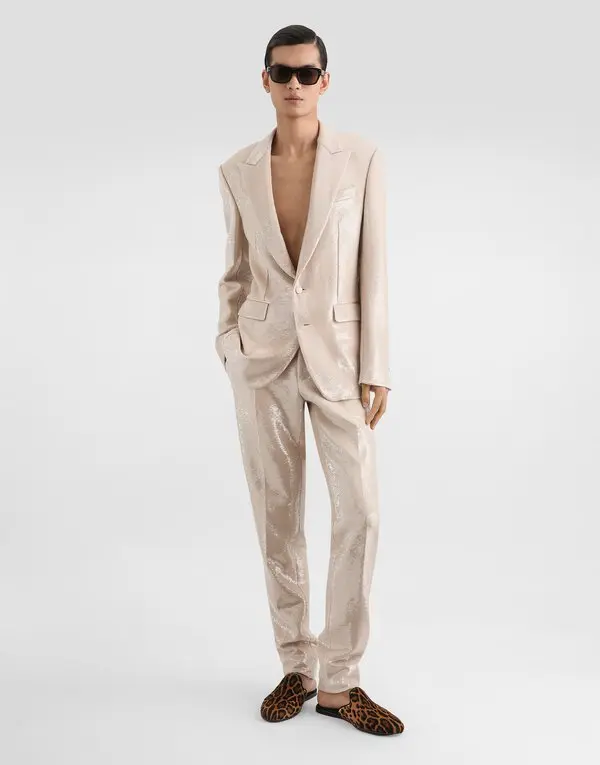 Dolce & Gabbana Sequin Trousers Pants And Shorts Sequins