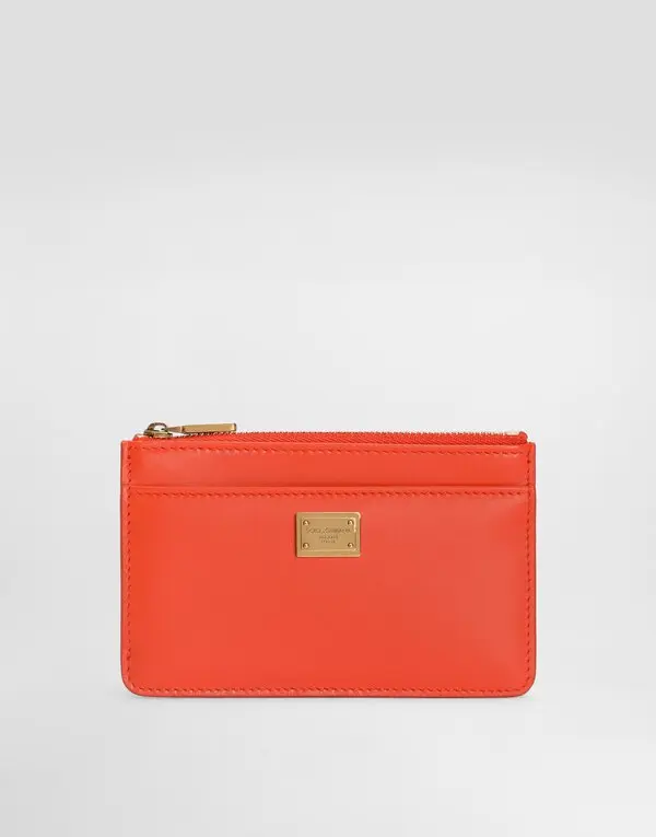 Dolce & Gabbana Portacarte Wallets And Small Leather Goods - Orange