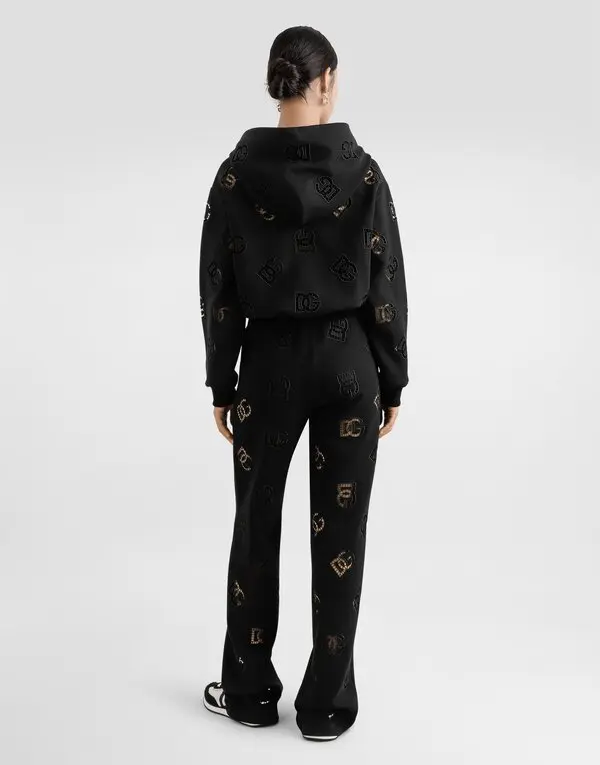 Dolce & Gabbana Cotton Jersey Jogging Pants With Dg Logo Detail
