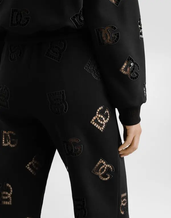 Dolce & Gabbana Cotton Jersey Jogging Pants With Dg Logo Detail
