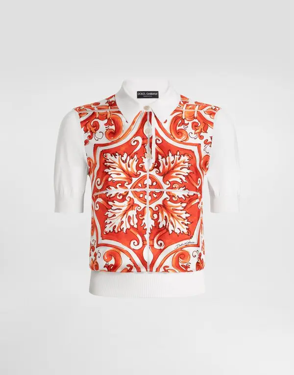 Dolce & Gabbana Polo M/c Anni Sweaters And Cardigans