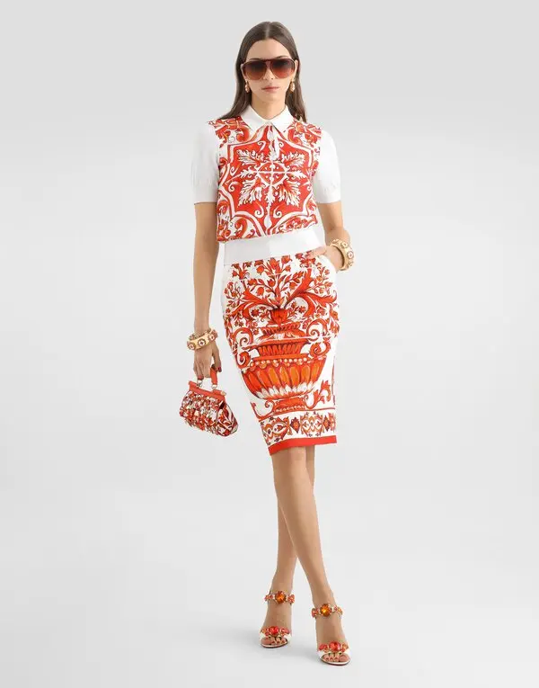 Dolce & Gabbana Polo M/c Anni Sweaters And Cardigans