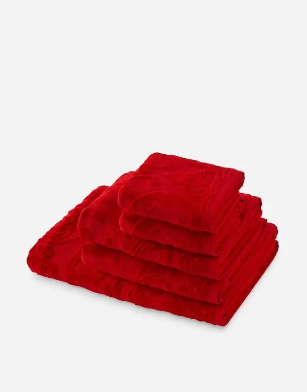 Dolce & Gabbana Set 5 Cotton Towels Towel Sets - Multicolor