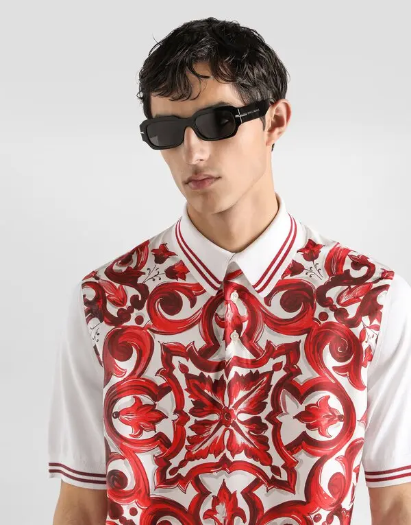 Dolce & Gabbana Polo Manica Corta Sweaters And Cardigans