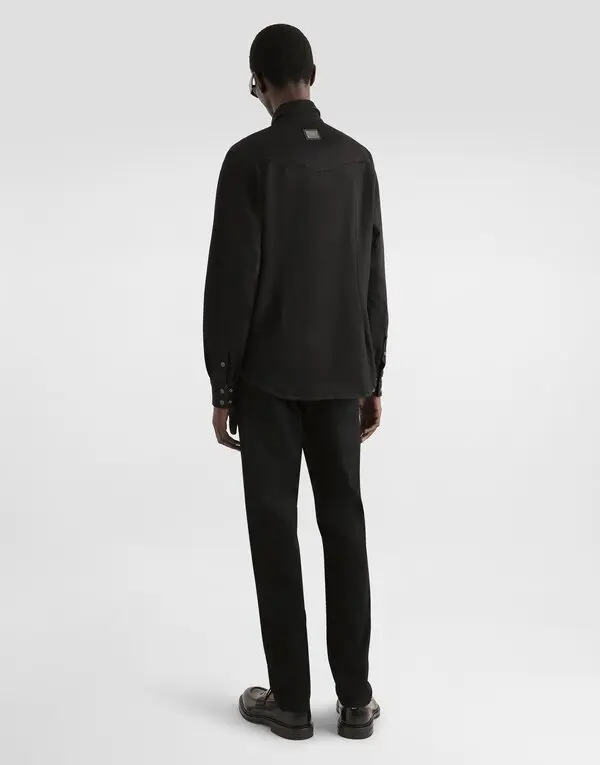 Dolce & Gabbana Black Wash Stretch Denim Jeans