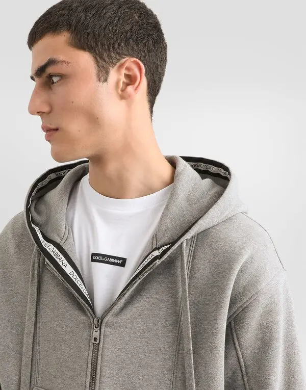 Dolce & Gabbana Cotton Hooded Sweatshirt Sweatshirts Multi-colored