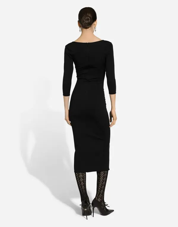 Dolce & Gabbana Calf-length Viscose Knit Dress