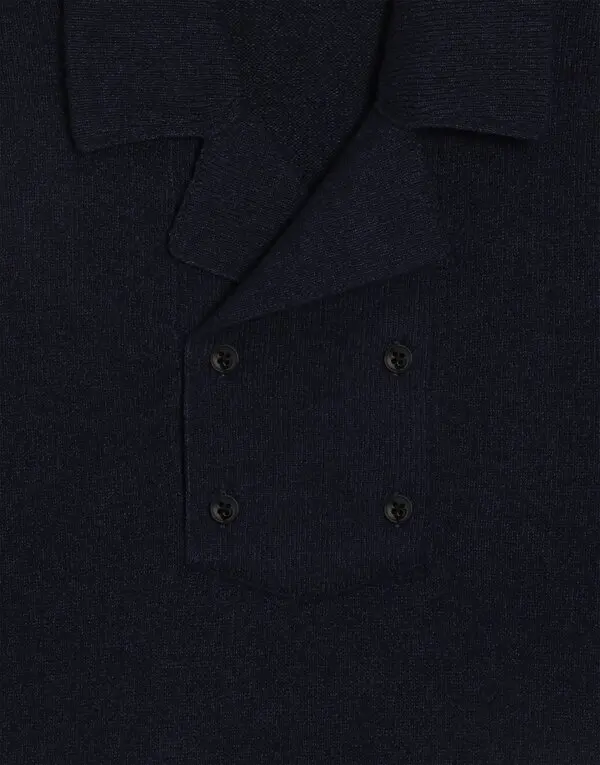 Dolce & Gabbana Cotton-linen Polo Shirt Sweaters And Cardigans