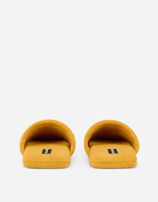 Dolce & Gabbana Cotton Terry Slippers Cotton Slippers