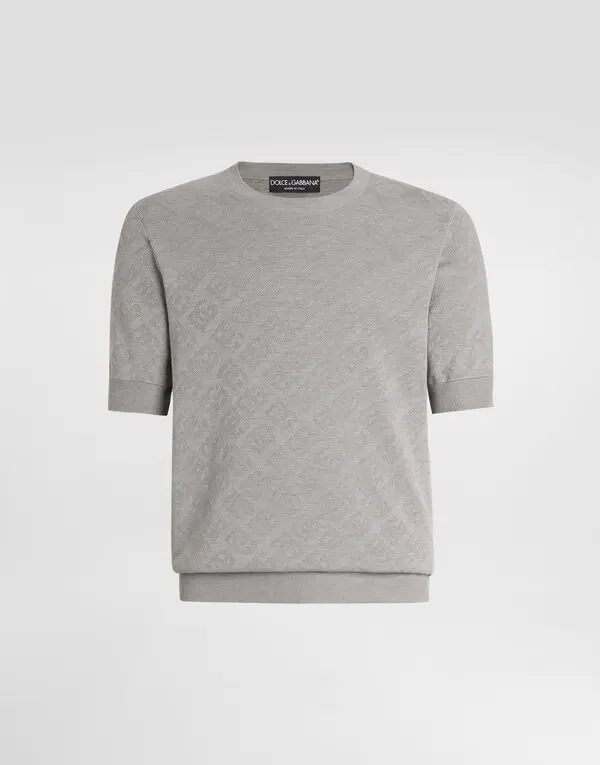 Dolce & Gabbana Silk Pullover Sweaters And Cardigans - Grey