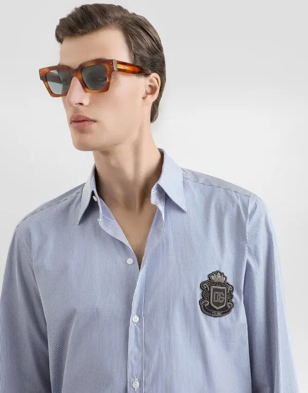 Dolce & Gabbana Striped Martini Shirt Shirts
