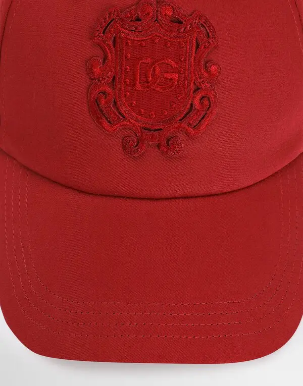 Dolce & Gabbana Gabardine Baseball Cap - Red