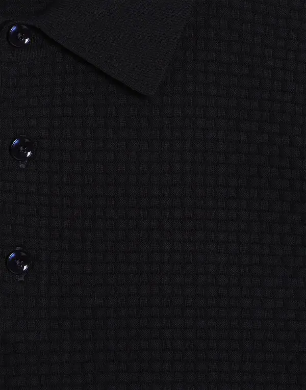 Dolce & Gabbana Cotton Polo Shirt Sweaters And Cardigans - Blue