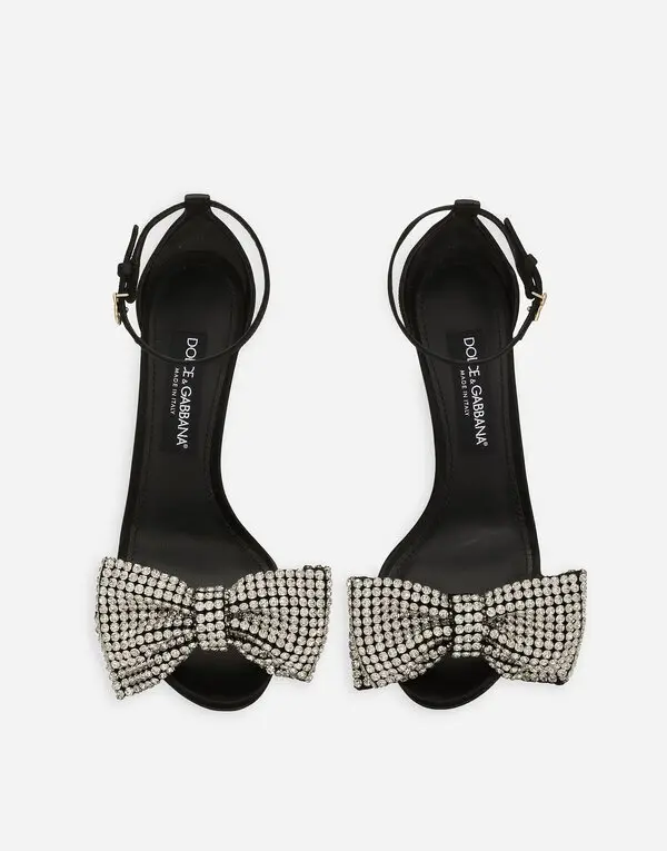 Dolce & Gabbana Embellished Satin Sandals