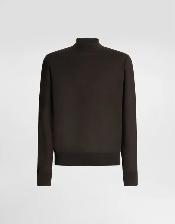 Dolce & Gabbana Cashmere Turtleneck Pullover - Brown