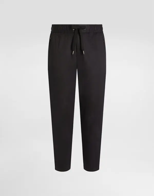 Dolce & Gabbana Stretch Cotton Jogging Pants With Tag Pants And Shorts Cotton - Blue