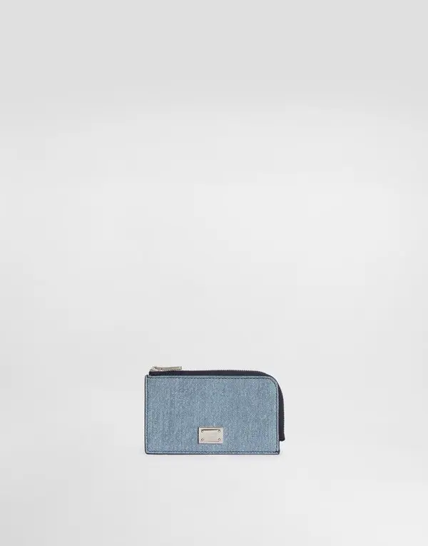 Dolce & Gabbana Portacarte Wallets And Small Leather Goods - Denim