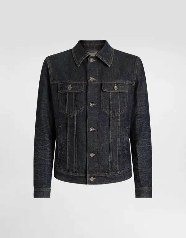Dolce & Gabbana Cotton Denim Jacket Denim Multi-colored