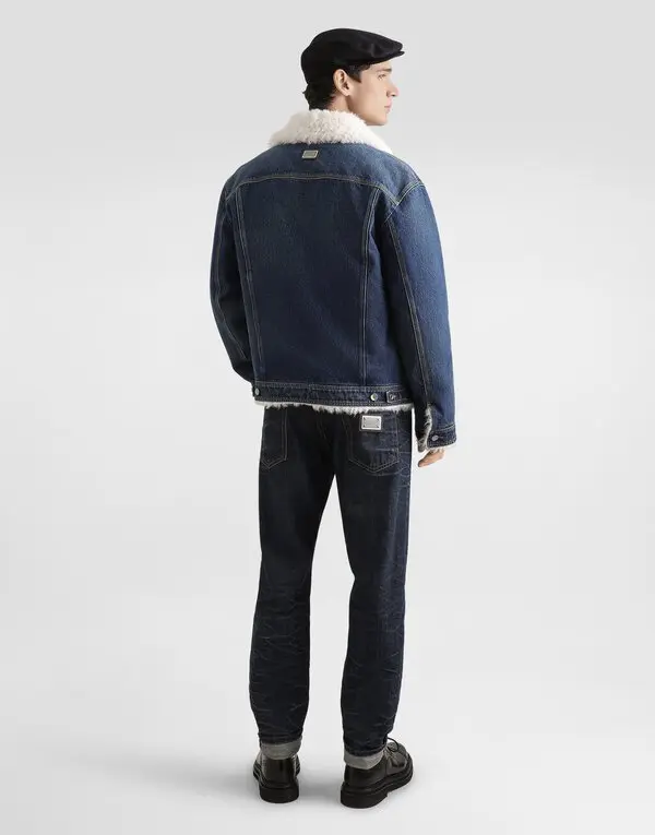 Dolce & Gabbana Cotton Denim Jacket Denim Multi-colored
