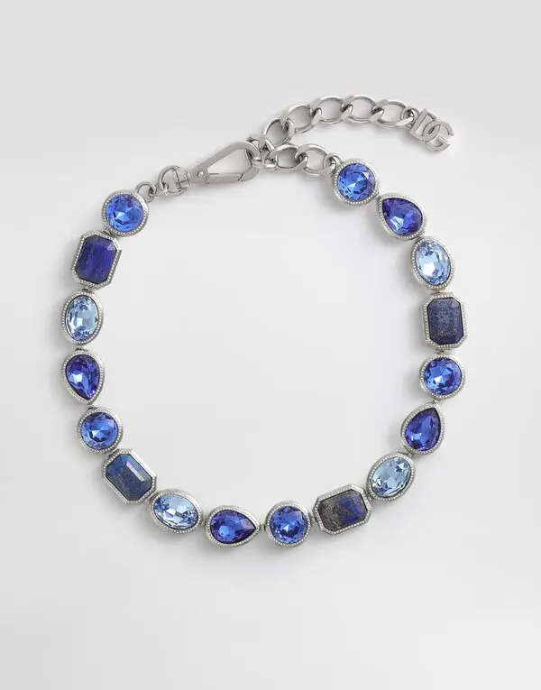 Dolce & Gabbana Necklace With Rhinestones Bijoux Metal - Silver