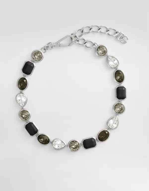 Dolce & Gabbana Necklace With Rhinestones Bijoux Metal - Silver