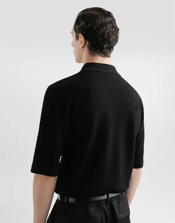 Dolce & Gabbana Cotton Shirt With Tag Sweaters And Cardigans - Black