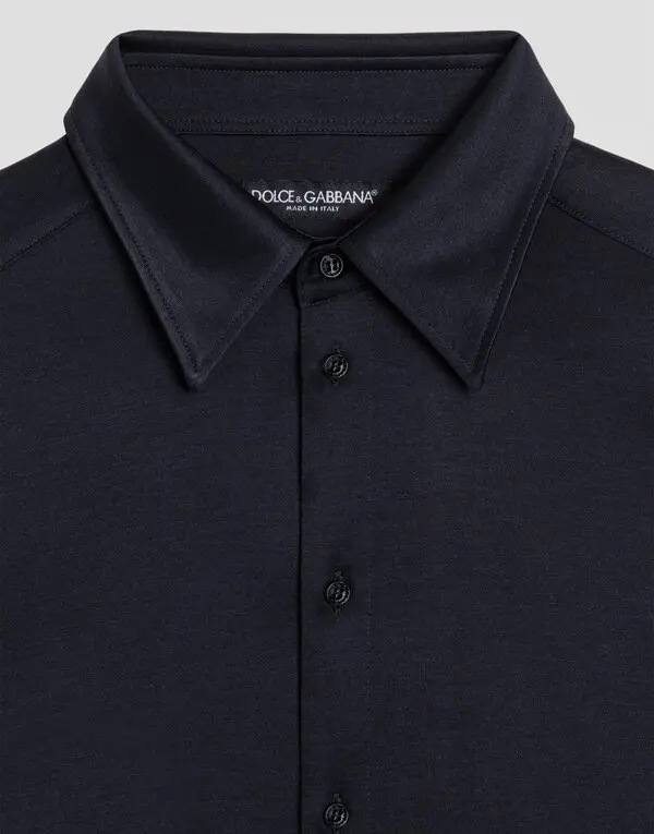 Dolce & Gabbana Martini Silk Jersey Shirt Shirts