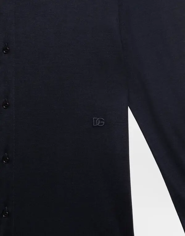 Dolce & Gabbana Martini Silk Jersey Shirt Shirts