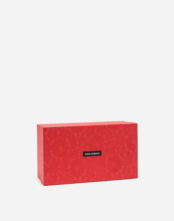 Dolce & Gabbana Lace Pumps With Brooch Detailing - Red