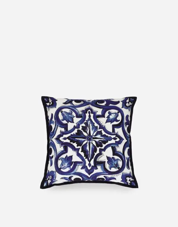 Dolce & Gabbana Canvas Cushion Small Small Cushions - Multicolor