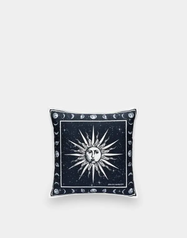 Dolce & Gabbana Canvas Cushion Small Small Cushions - Multicolor
