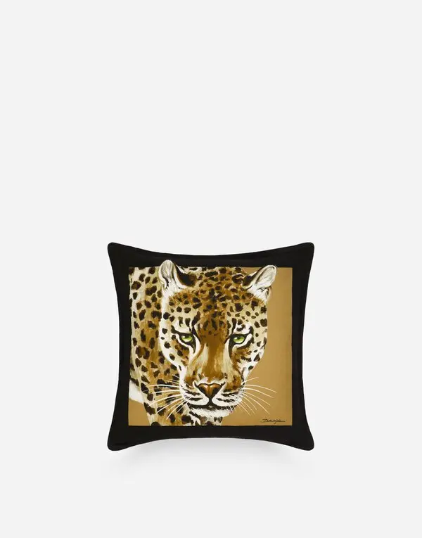 Dolce & Gabbana Canvas Cushion Small Small Cushions - Multicolor